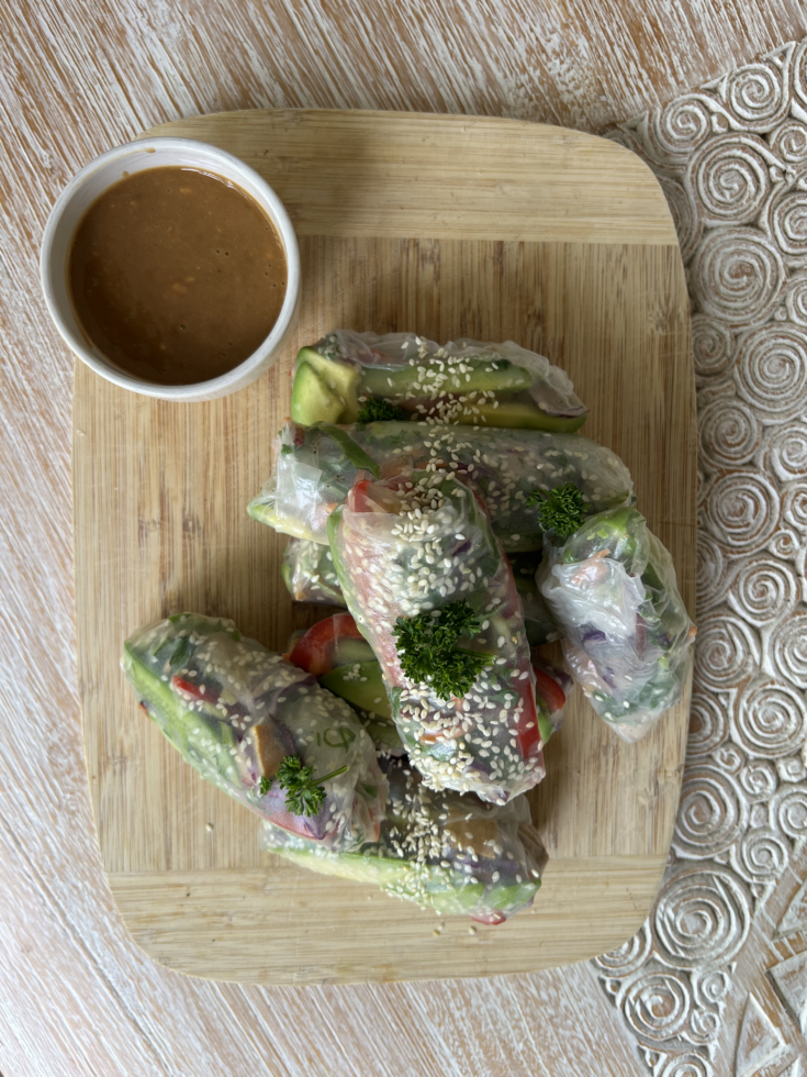 Vegan Rice Paper Rolls - Mullen Health